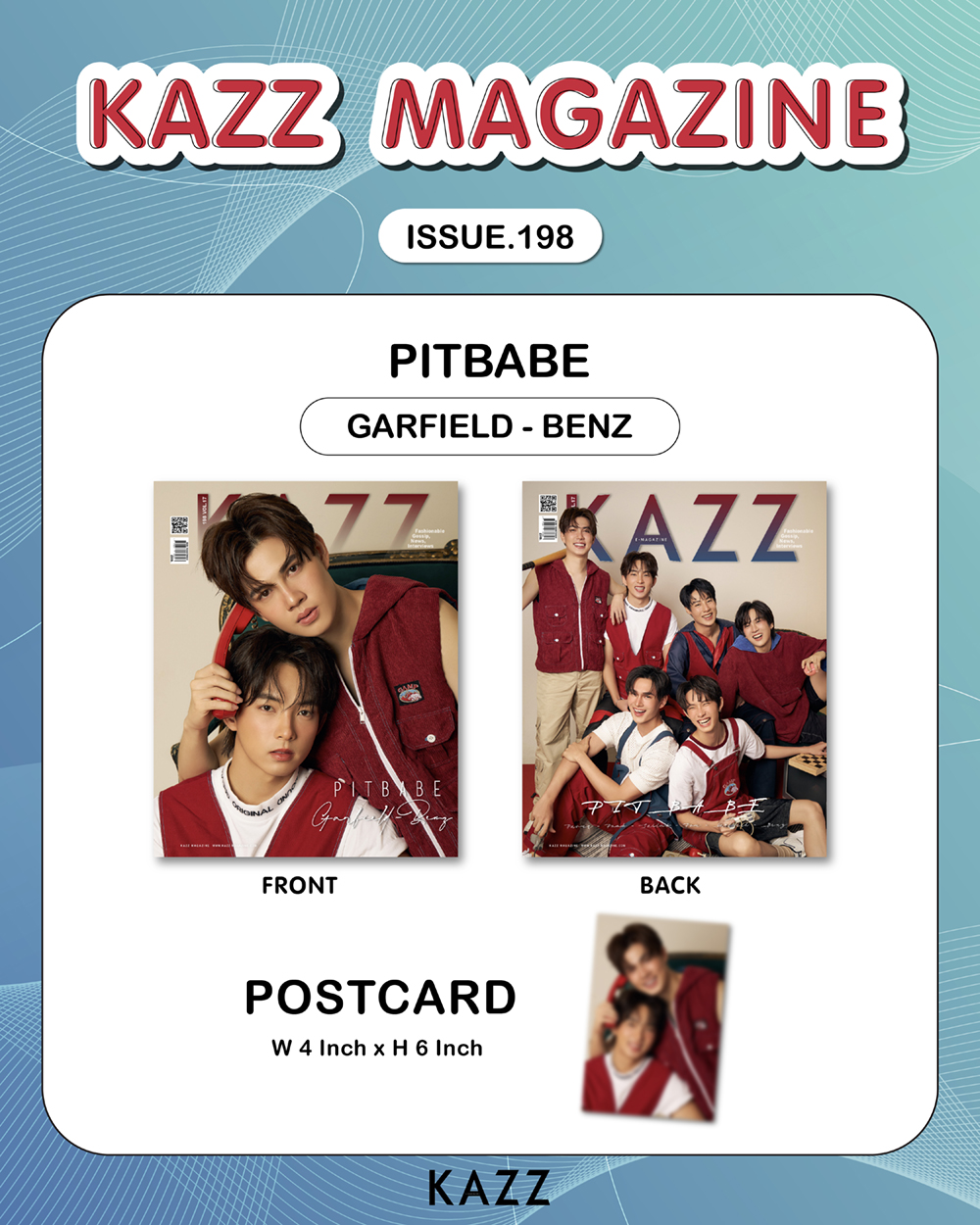 KAZZ 198 PITBABE – Garfield Benz – KAZZ Market Worldwide