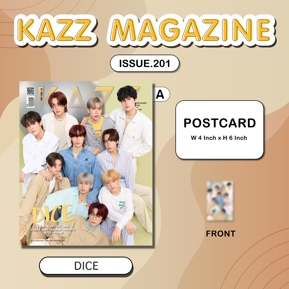KAZZ 201 DICE – Min Alex Jay Apo Jisang Obo Cheese Maddoc Otto Frame (A ...